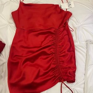Zara | Dresses | Red Zara Dress | Poshmark